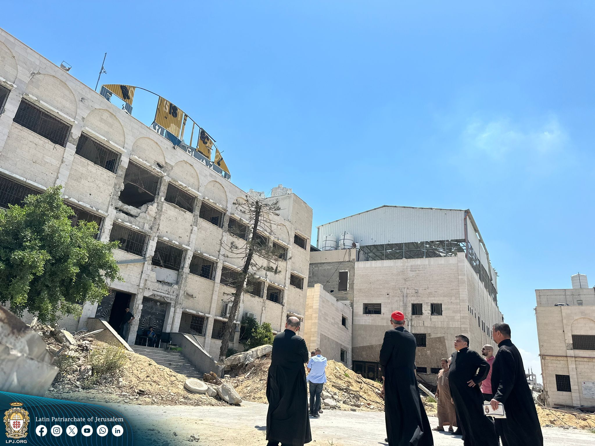 Gaza: Visita de Su Beatitud el Cardenal Pierbattista Pizzaballa a la ...